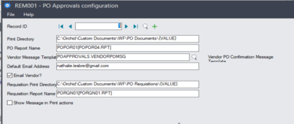 P/O Requisitions and Purchase Order Approval